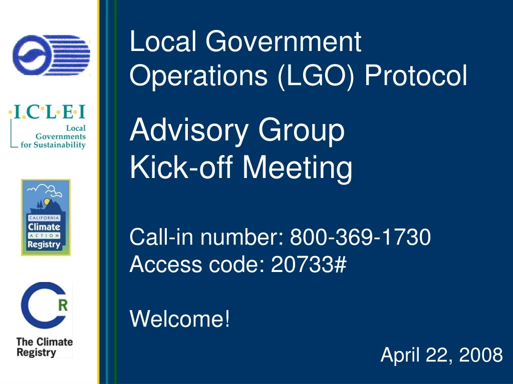 PPT - Local Government Operations (LGO) Protocol PowerPoint ...
