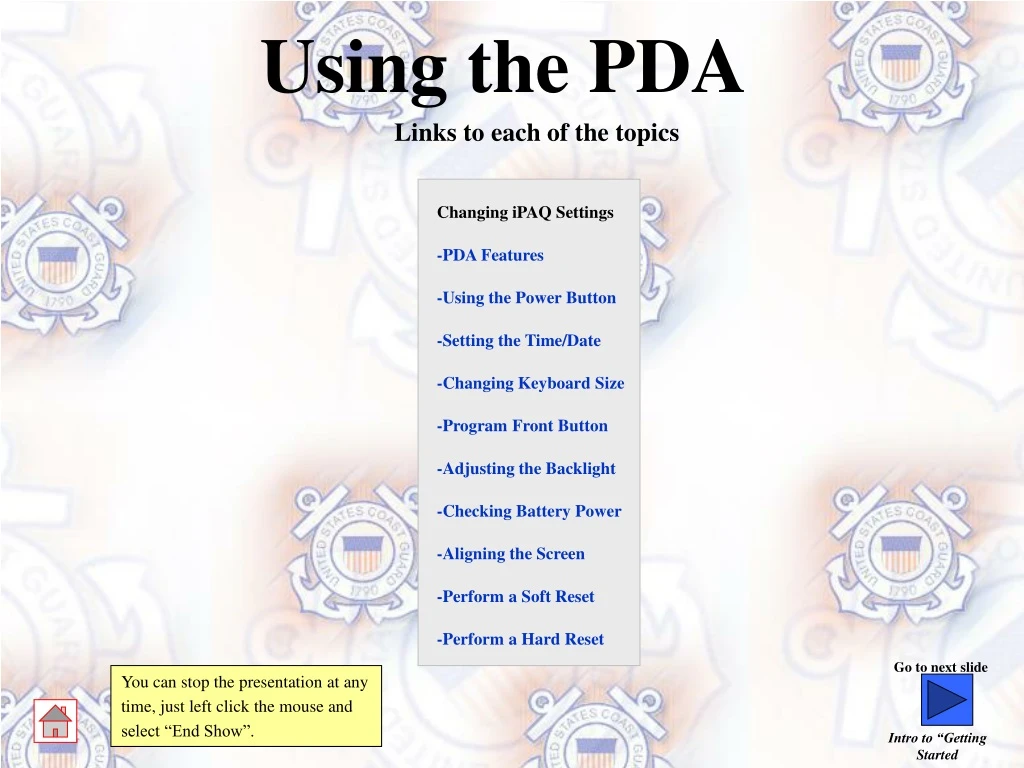 PPT - Using the PDA PowerPoint Presentation, free download - ID:9178735
