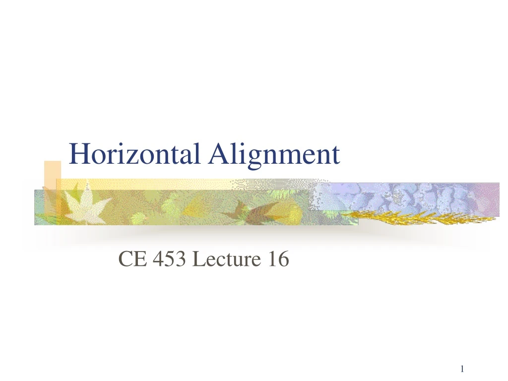 PPT - Horizontal Alignment PowerPoint Presentation, free download - ID ...
