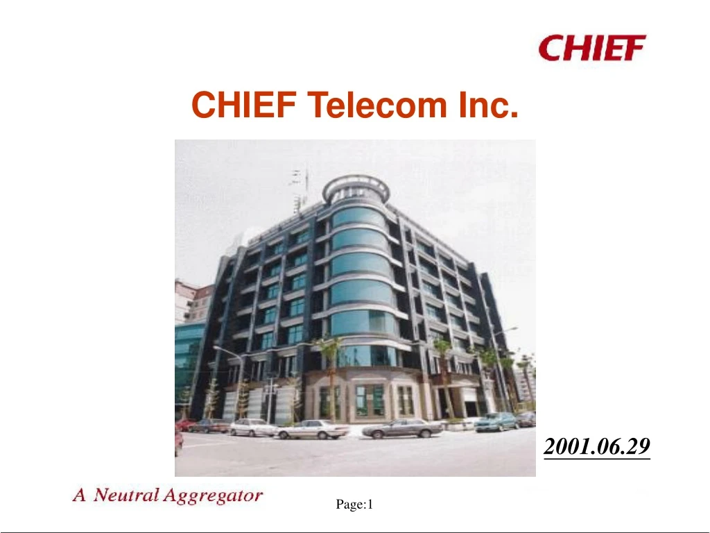PPT - CHIEF Telecom Inc. PowerPoint Presentation, free download - ID ...