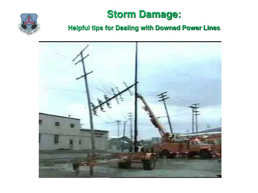 PPT - Storm Damage: Helpful tips for Dealing with Downed Power Lines ...