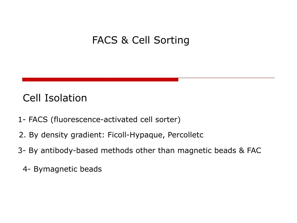 PPT - FACS & Cell Sorting PowerPoint Presentation, free download - ID ...