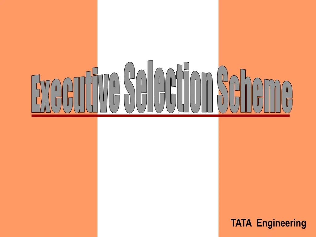 PPT - Executive Selection Scheme PowerPoint Presentation, free download ...