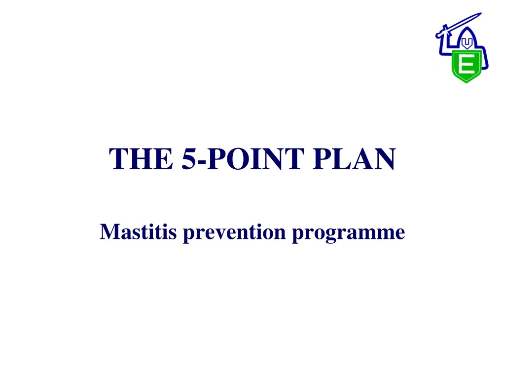 PPT - THE 5-POINT PLAN PowerPoint Presentation, free download - ID:9182779
