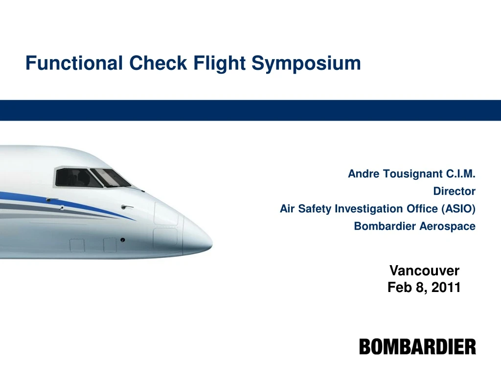 PPT - Functional Check Flight Symposium PowerPoint Presentation, free ...