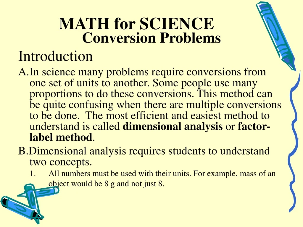 PPT - MATH for SCIENCE PowerPoint Presentation, free download - ID:9183037