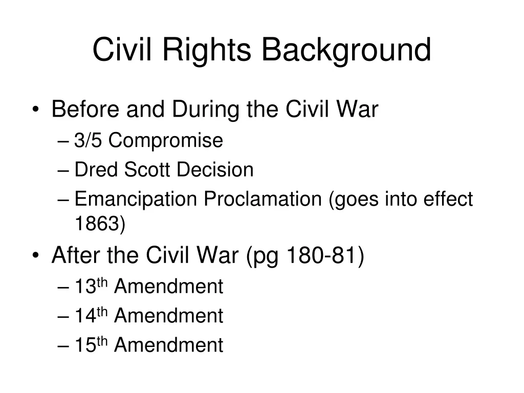 PPT - Civil Rights Background PowerPoint Presentation, free download ...