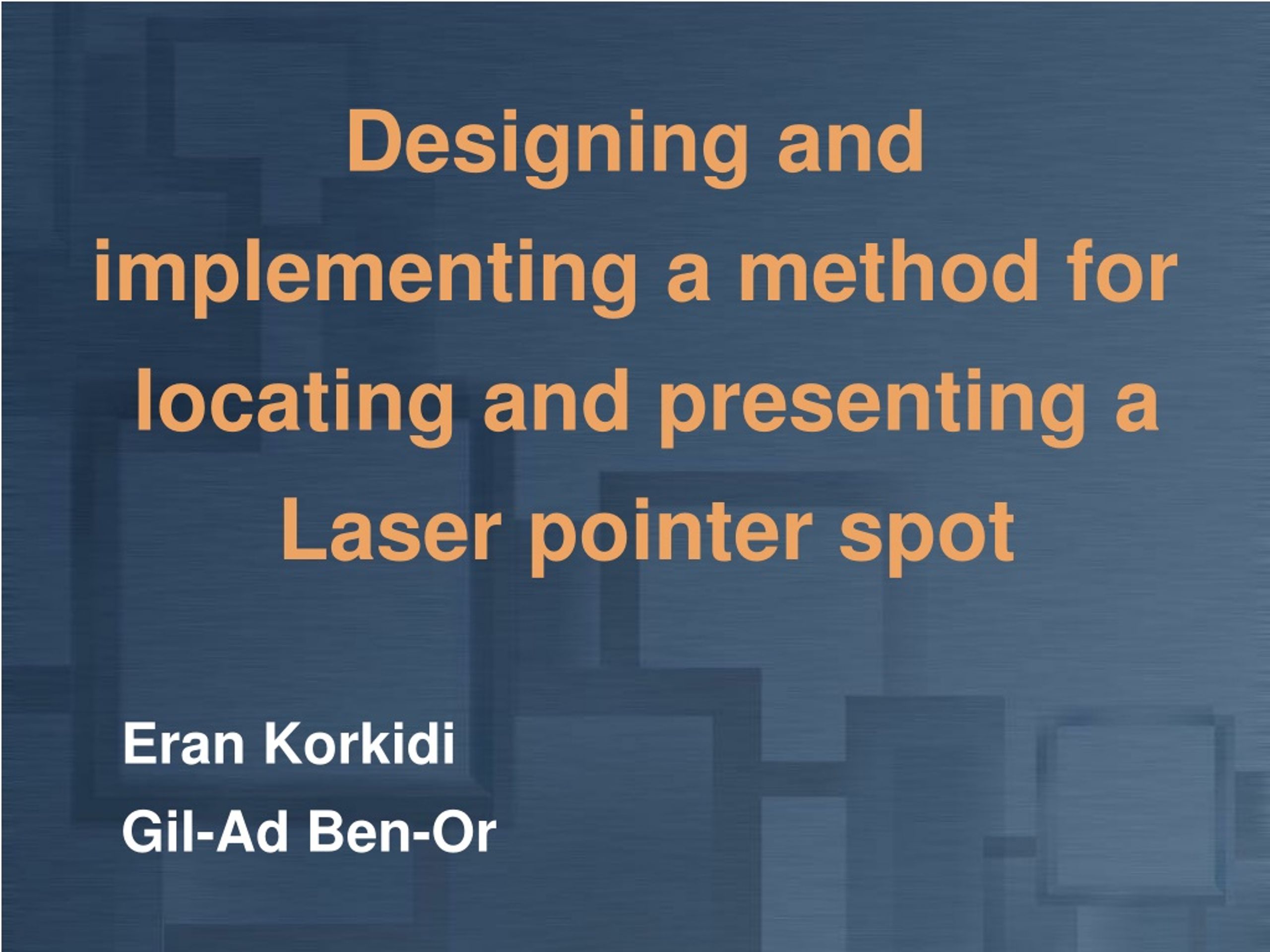 PPT - Designing and implementing a method for locating and presenting a ...