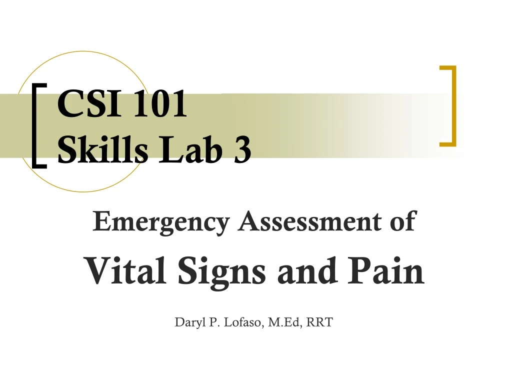 PPT - CSI 101 Skills Lab 3 PowerPoint Presentation, free download - ID ...