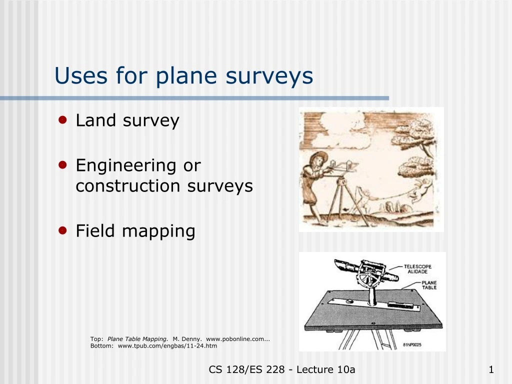 PPT - Uses for plane surveys PowerPoint Presentation, free download ...