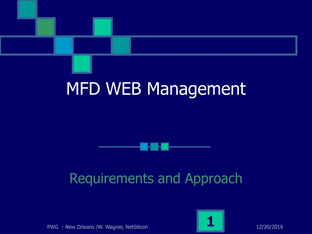 PPT - MFD WEB Management PowerPoint Presentation, free download - ID ...