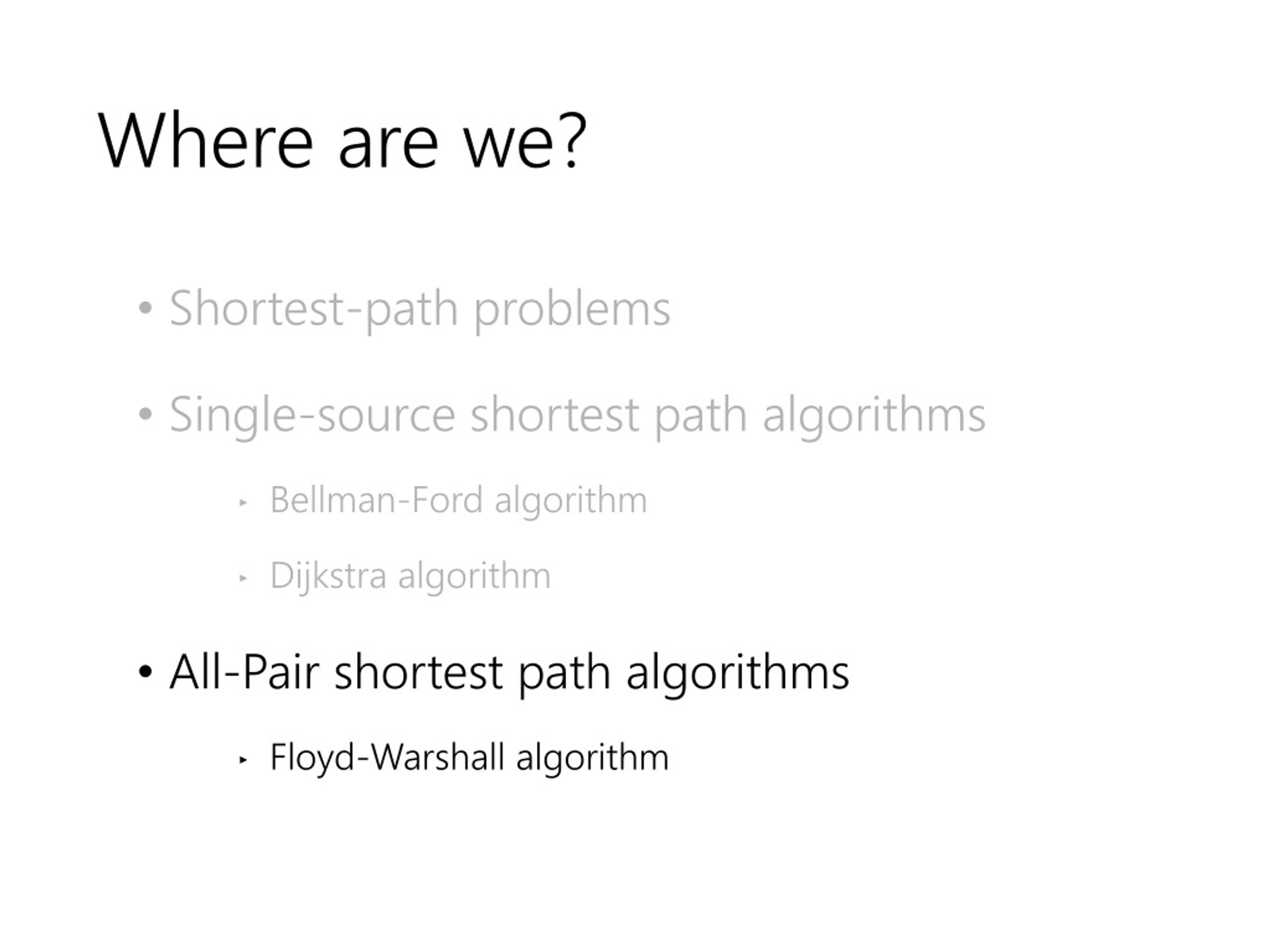 PPT - Shortest-path problems Single-source shortest path All-pair ... PPT - Shortest-path problems Single-source shortest path All-pair ...