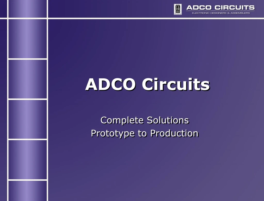 PPT - ADCO Circuits PowerPoint Presentation, free download - ID:9190253