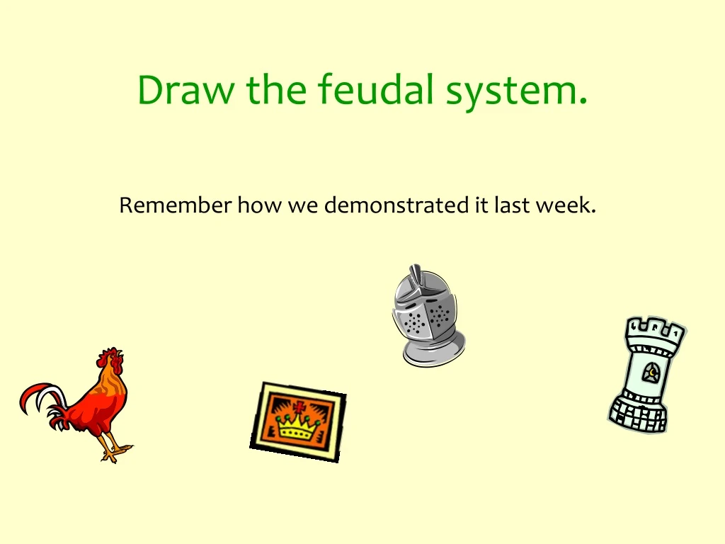 PPT - Draw the feudal system. PowerPoint Presentation, free download ...