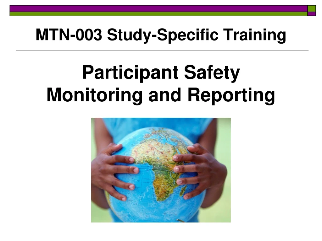 PPT - MTN-003 Study-Specific Training PowerPoint Presentation, free ...