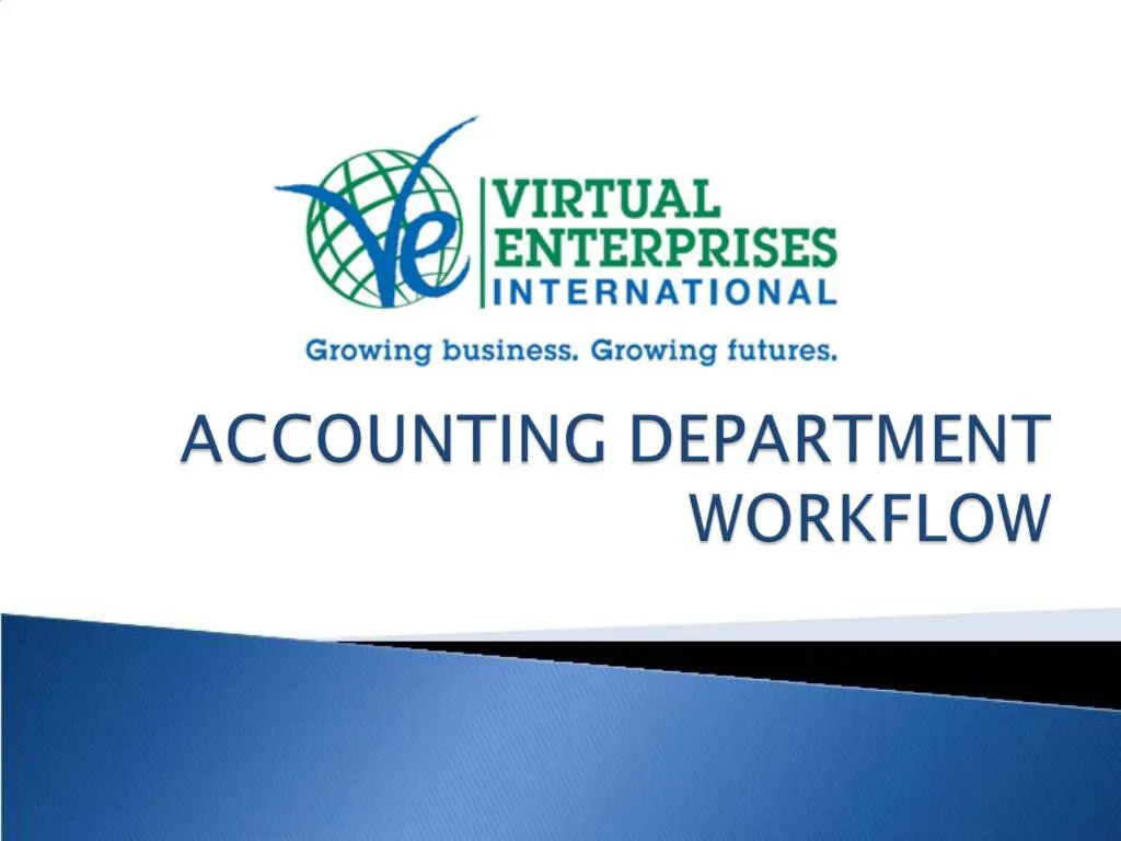 PPT - ACCOUNTING DEPARTMENT WORKFLOW PowerPoint Presentation, free ...