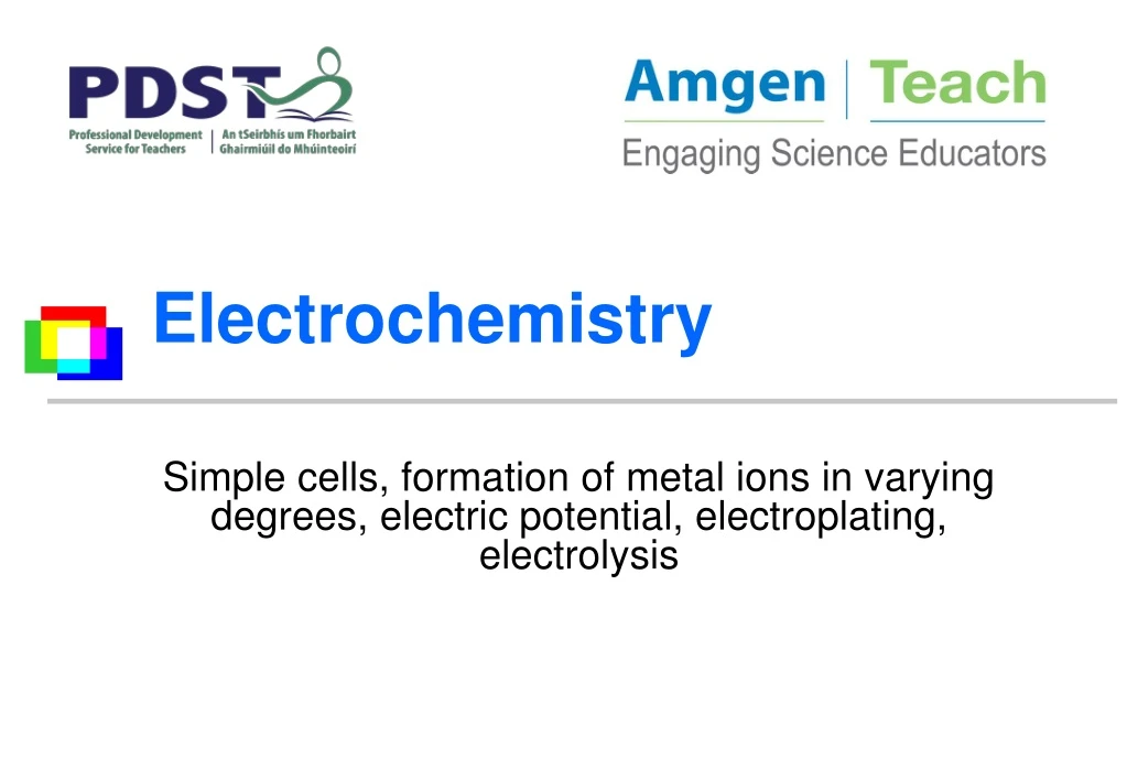 PPT - Electrochemistry PowerPoint Presentation, free download - ID:9193335