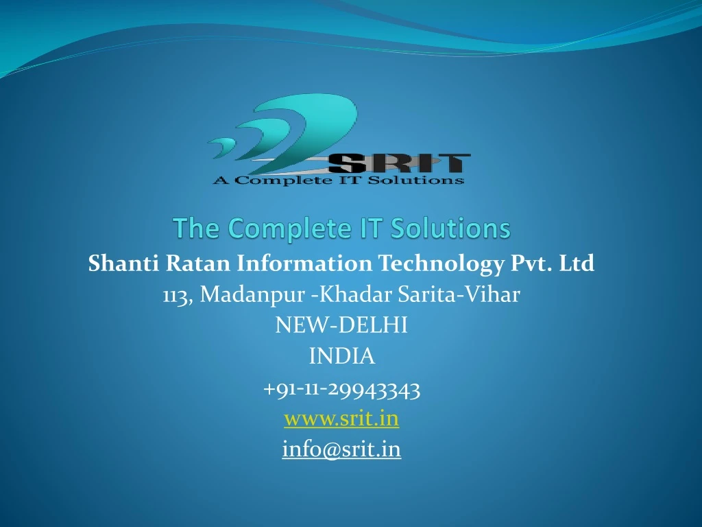 PPT - The Complete IT Solutions PowerPoint Presentation, free download ...