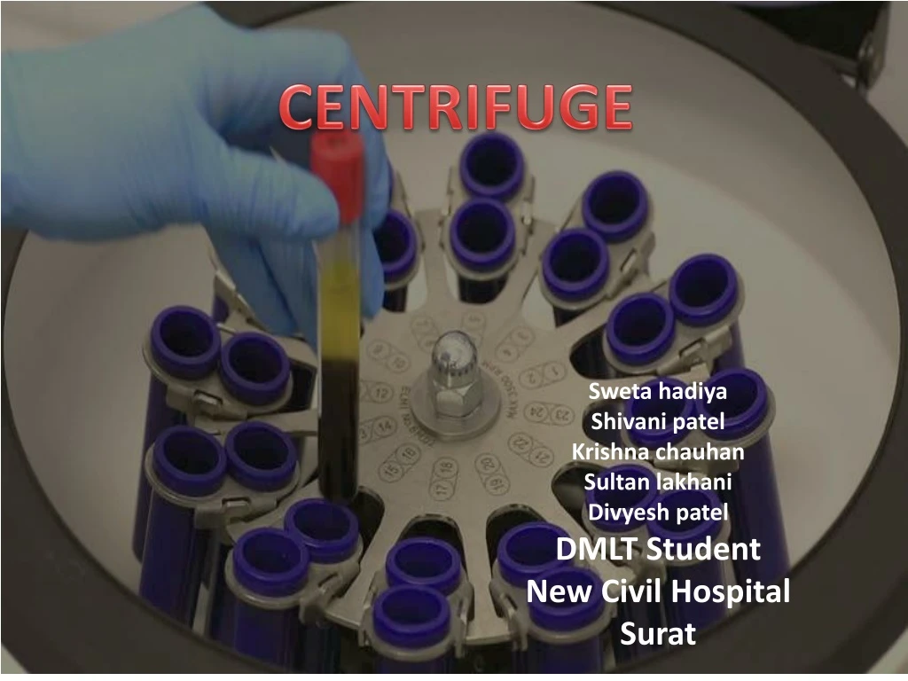 PPT - CENTRIFUGE PowerPoint Presentation, free download - ID:9197016