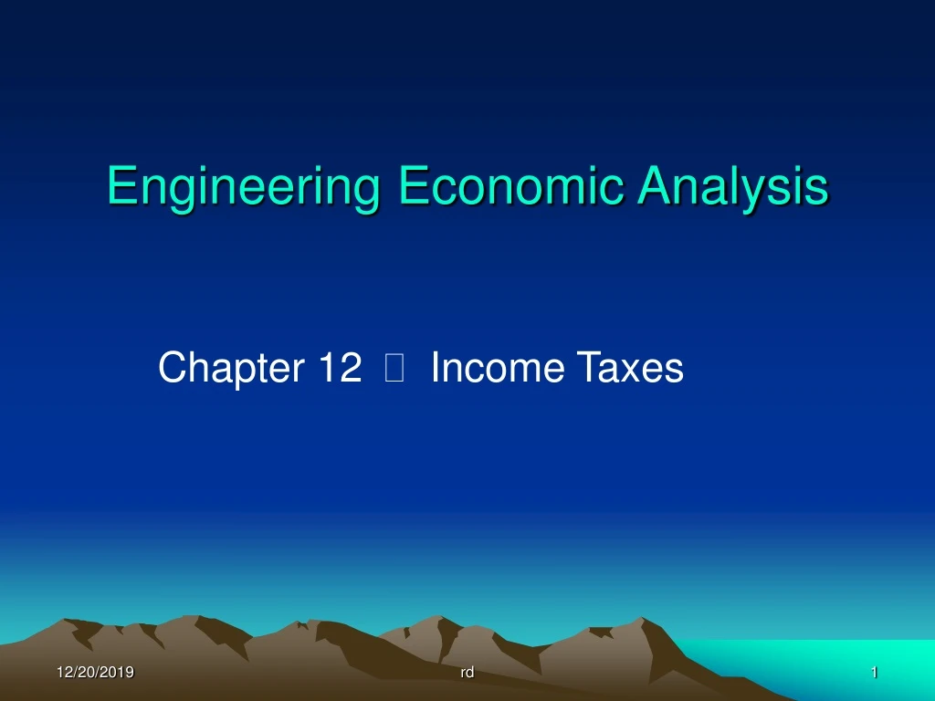 PPT - Engineering Economic Analysis PowerPoint Presentation, free ...