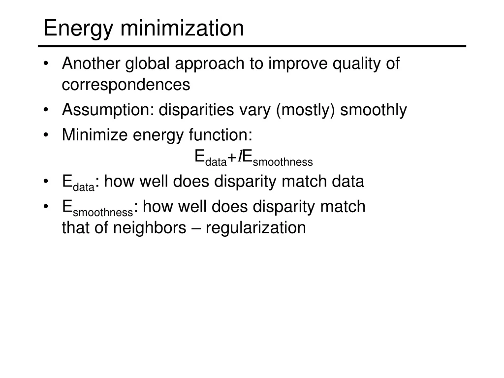 PPT - Energy minimization PowerPoint Presentation, free download - ID ...