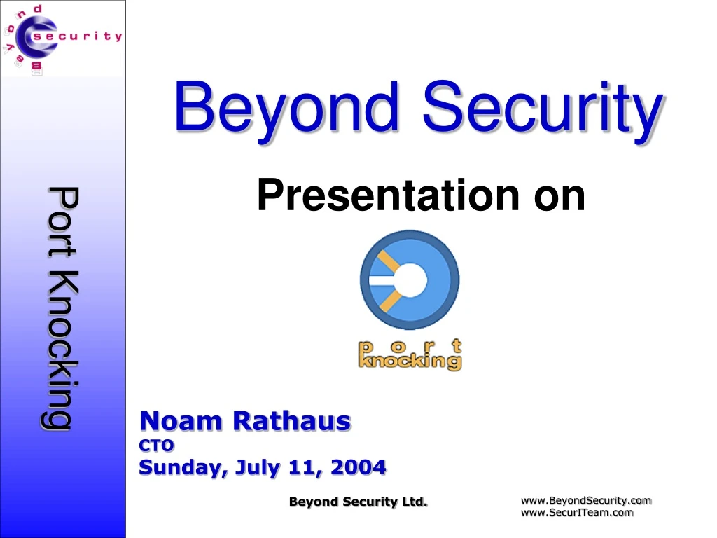 PPT - Beyond Security PowerPoint Presentation, free download - ID:9199604