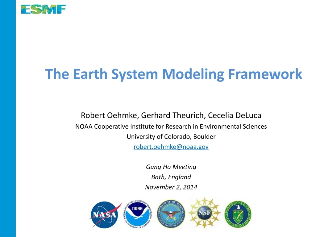 PPT - The Earth System Modeling Framework PowerPoint Presentation, free download - ID:9199643