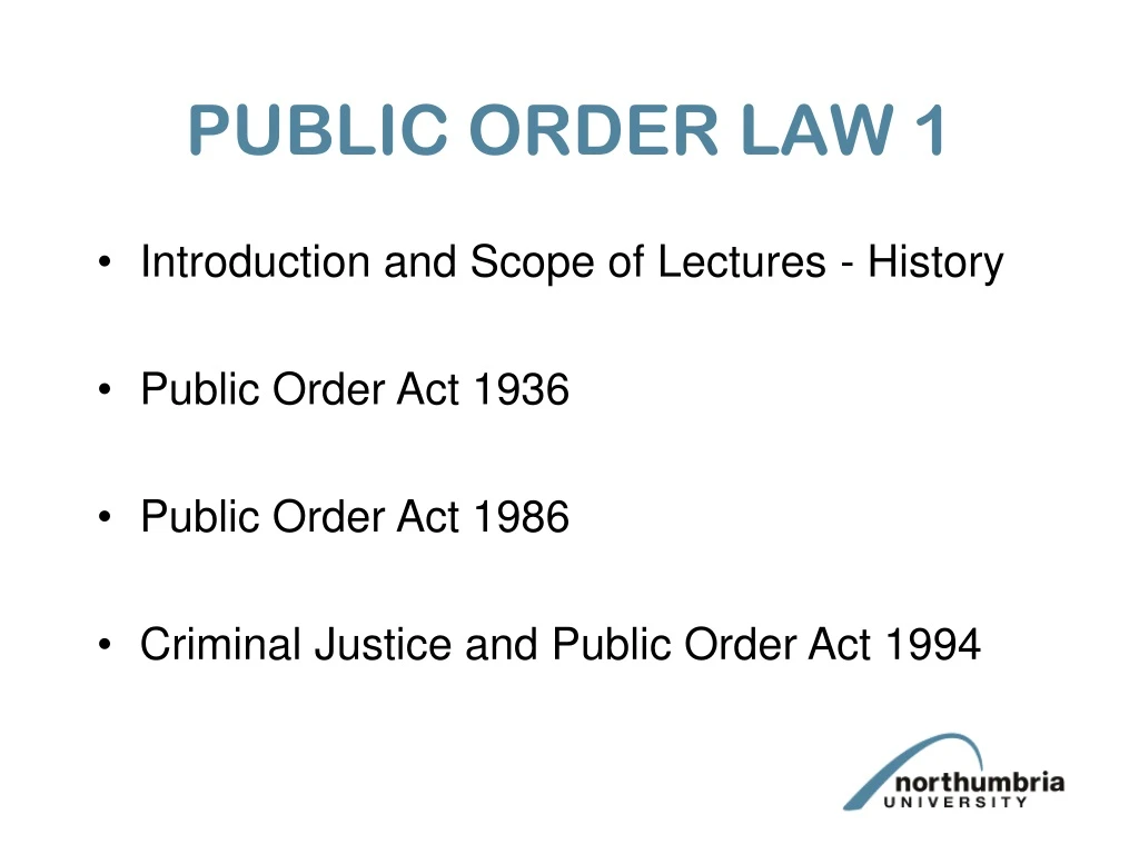 PPT - PUBLIC ORDER LAW 1 PowerPoint Presentation, free download - ID ...