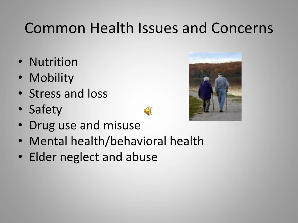 PPT - Common Health Issues and Concerns PowerPoint Presentation, free ...