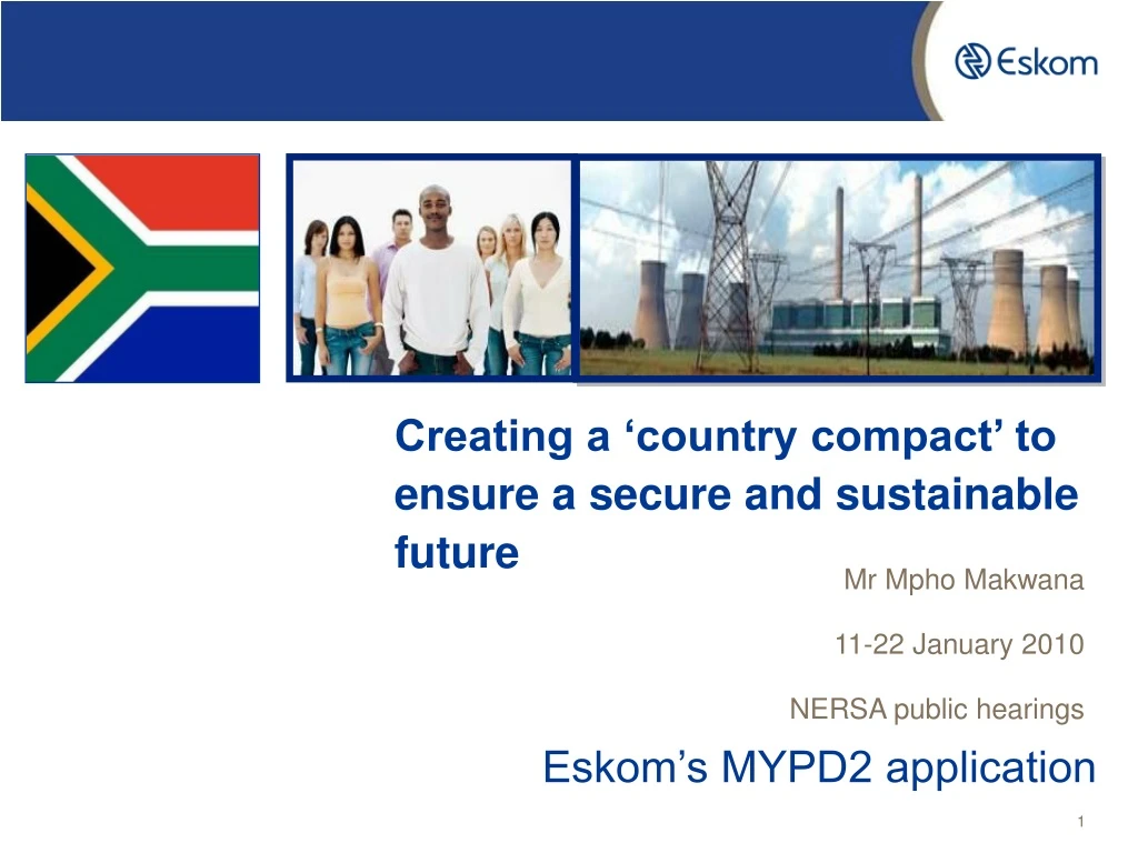 PPT - Creating a ‘country compact’ to ensure a secure and sustainable ...