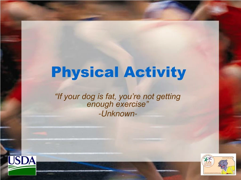 PPT - Physical Activity PowerPoint Presentation, free download - ID:9203563