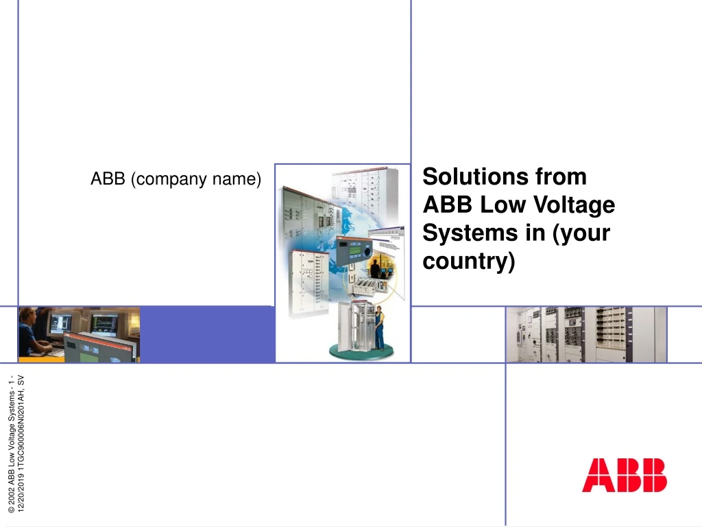 PPT - Solutions from ABB Low Voltage Systems in (your country ...