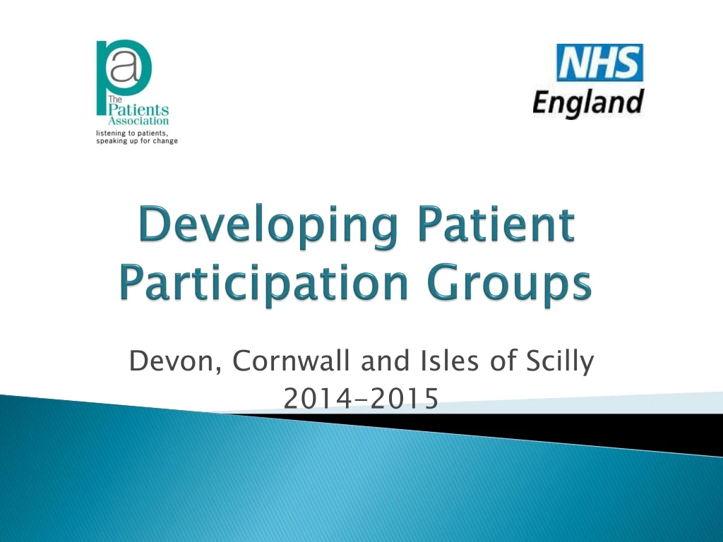 PPT - Developing Patient Participation Groups PowerPoint Presentation ...