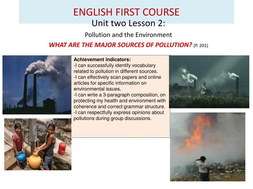 PPT - ENGLISH FIRST COURSE PowerPoint Presentation, free download - ID ...