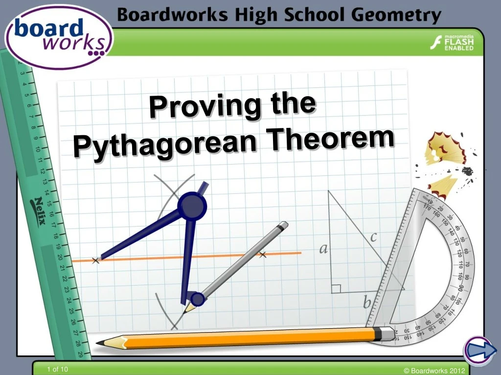 PPT - Proving the Pythagorean Theorem PowerPoint Presentation, free ...