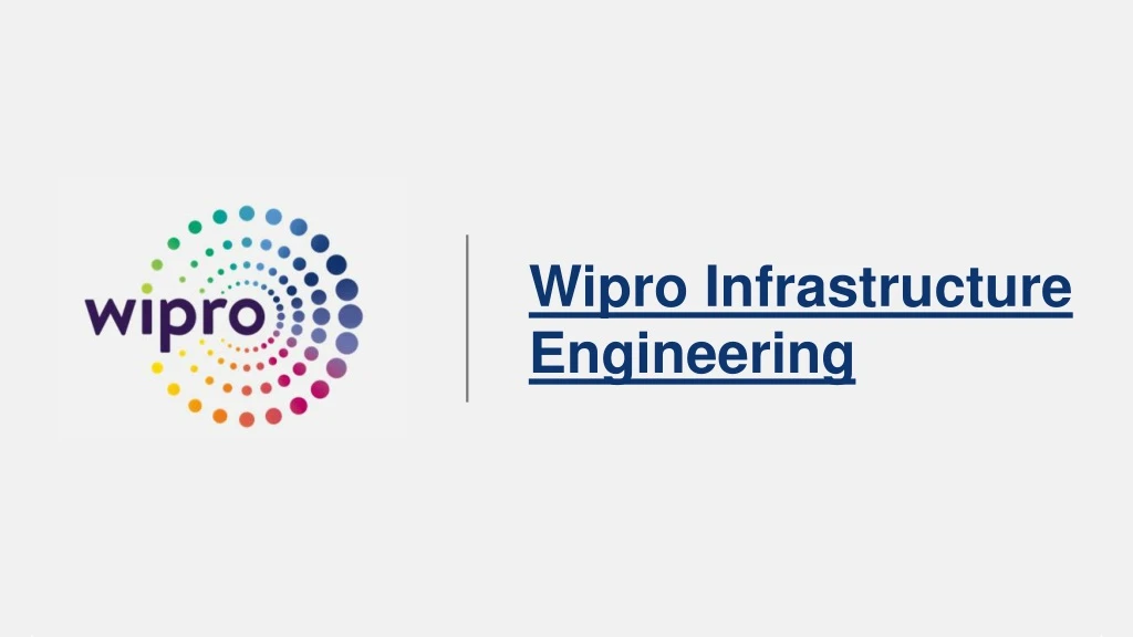 PPT - Wipro Infrastructure Engineering PowerPoint Presentation, free ...
