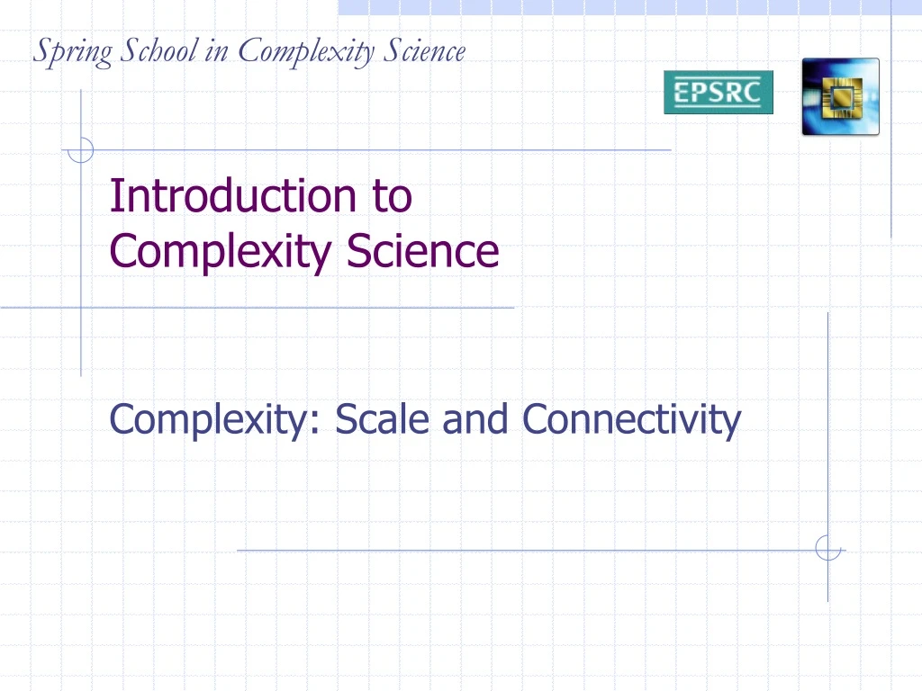 PPT - Introduction to Complexity Science PowerPoint Presentation, free ...