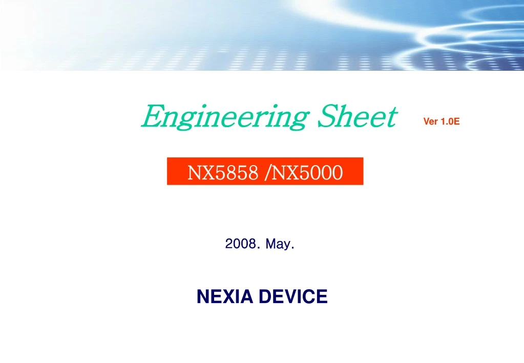 PPT - Engineering Sheet PowerPoint Presentation, free download - ID:9212523