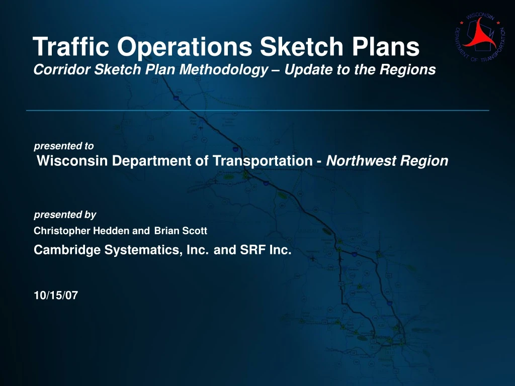 PPT - Traffic Operations Sketch Plans PowerPoint Presentation, free ...