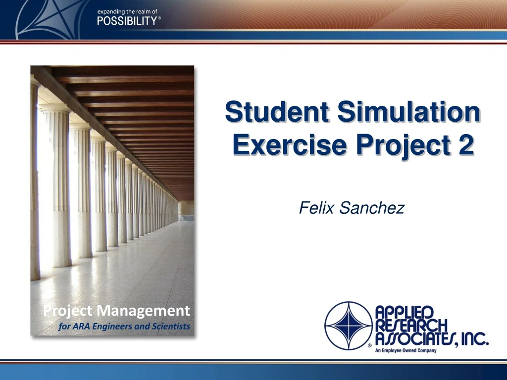 PPT - Student Simulation Exercise Project 2 PowerPoint Presentation ...