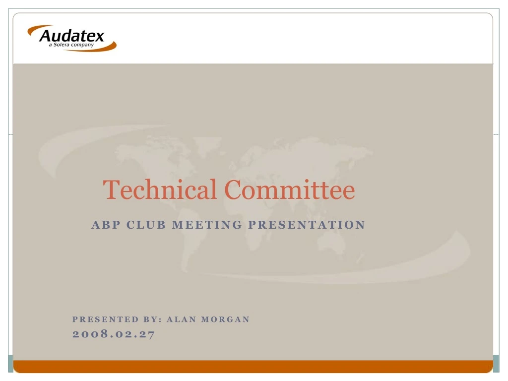 PPT - Technical Committee PowerPoint Presentation, free download - ID ...