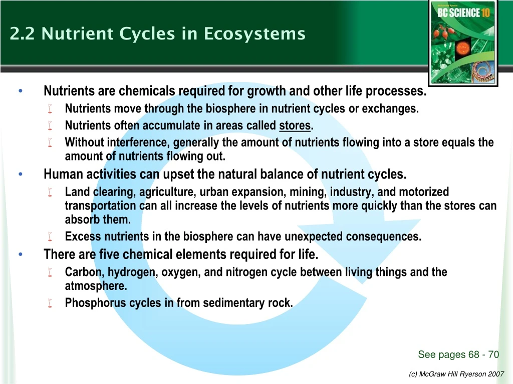 PPT - 2.2 Nutrient Cycles in Ecosystems PowerPoint Presentation, free ...