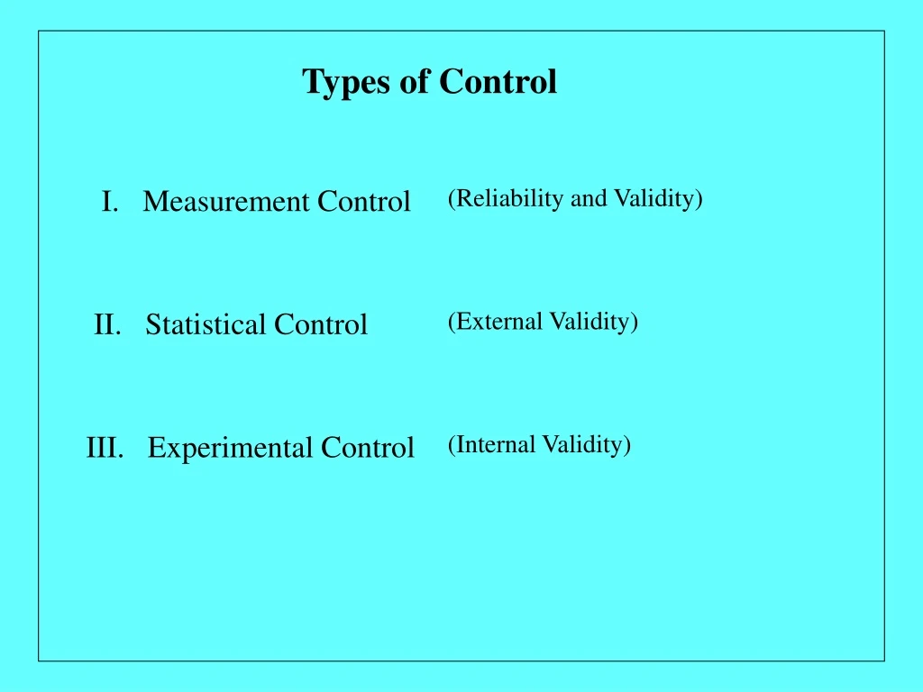 PPT - Types of Control PowerPoint Presentation, free download - ID:9218398