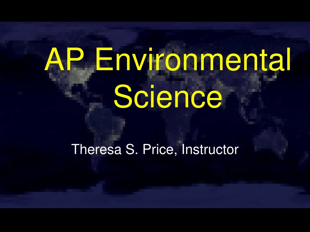 PPT - AP Environmental Science PowerPoint Presentation, free download ...