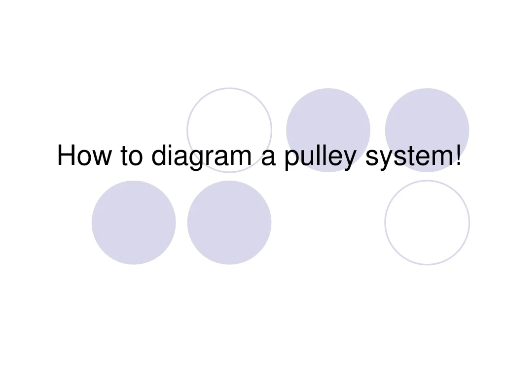PPT - How to diagram a pulley system! PowerPoint Presentation, free ...