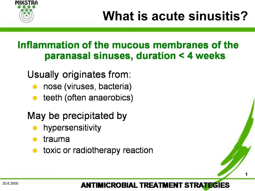 PPT - What is acute sinusitis PowerPoint Presentation, free download - ID:922061