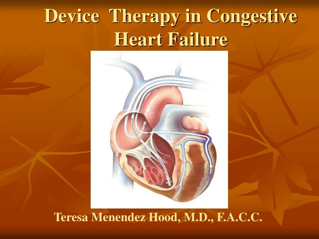 PPT - Device Therapy in Congestive Heart Failure PowerPoint ...