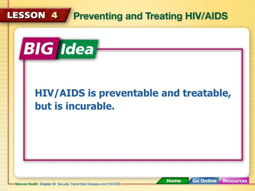 PPT - HIV/AIDS is preventable and treatable, but is incurable ...
