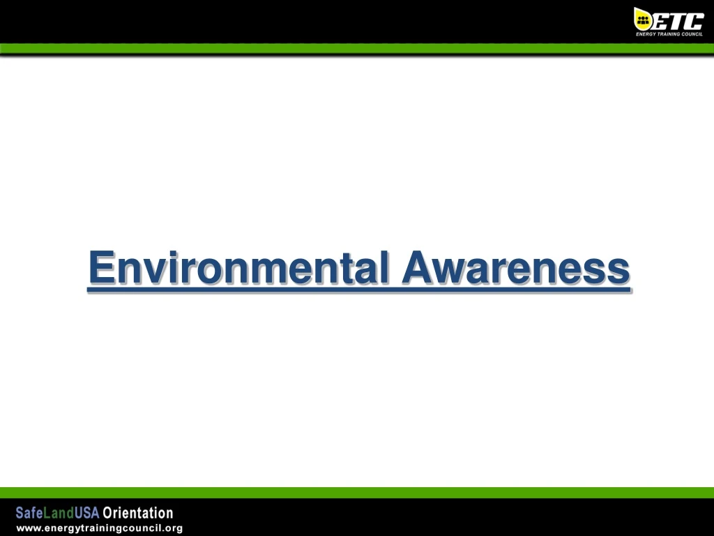 PPT - Environmental Awareness PowerPoint Presentation, free download ...
