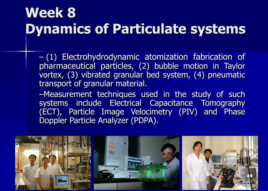 PPT - Week 8 Dynamics of Particulate systems PowerPoint Presentation, free download - ID:9221212